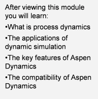 Getting Started with Aspen Dynamics